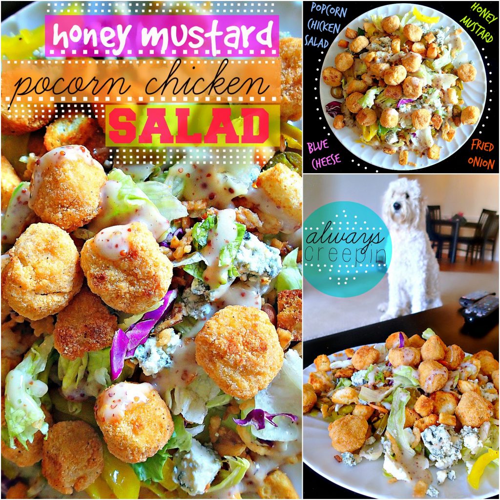 Honey Mustard Popcorn Chicken Salad! - Simply Taralynn | Food ...