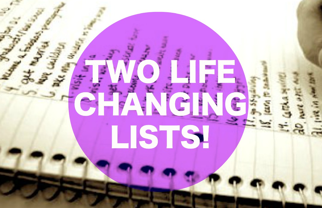 The Two Necessary Life Lists: Making Decisions & Saving Money