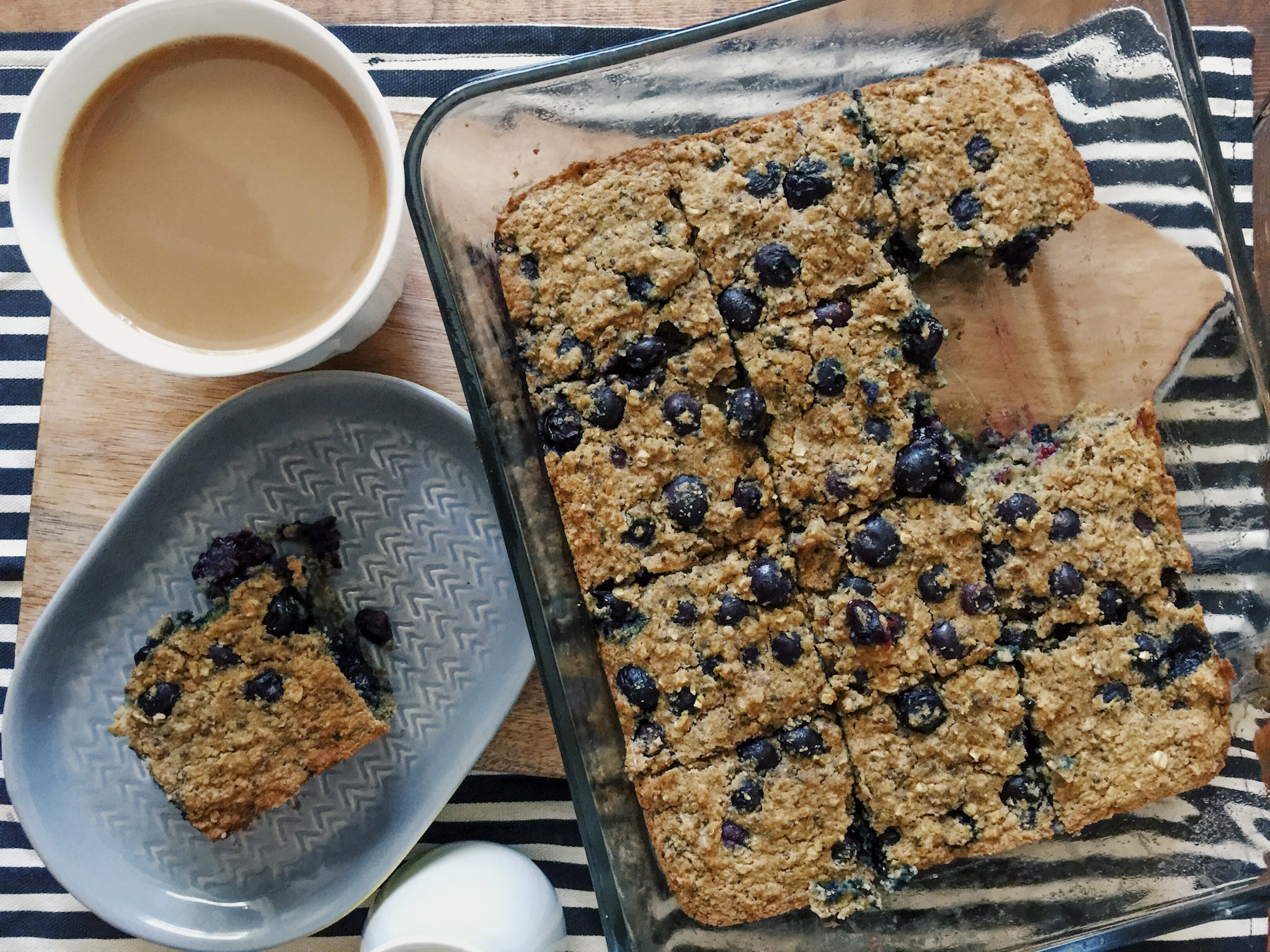Blueberry Muffin Oatmeal Bars