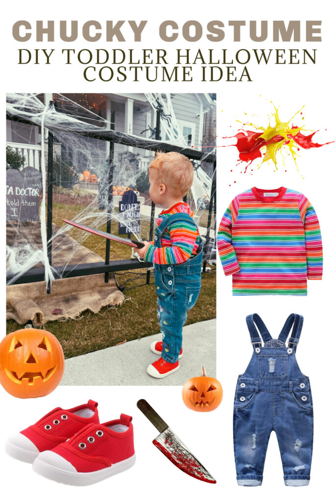 Easy DIY Toddler Halloween Costume Idea | Chucky Costume