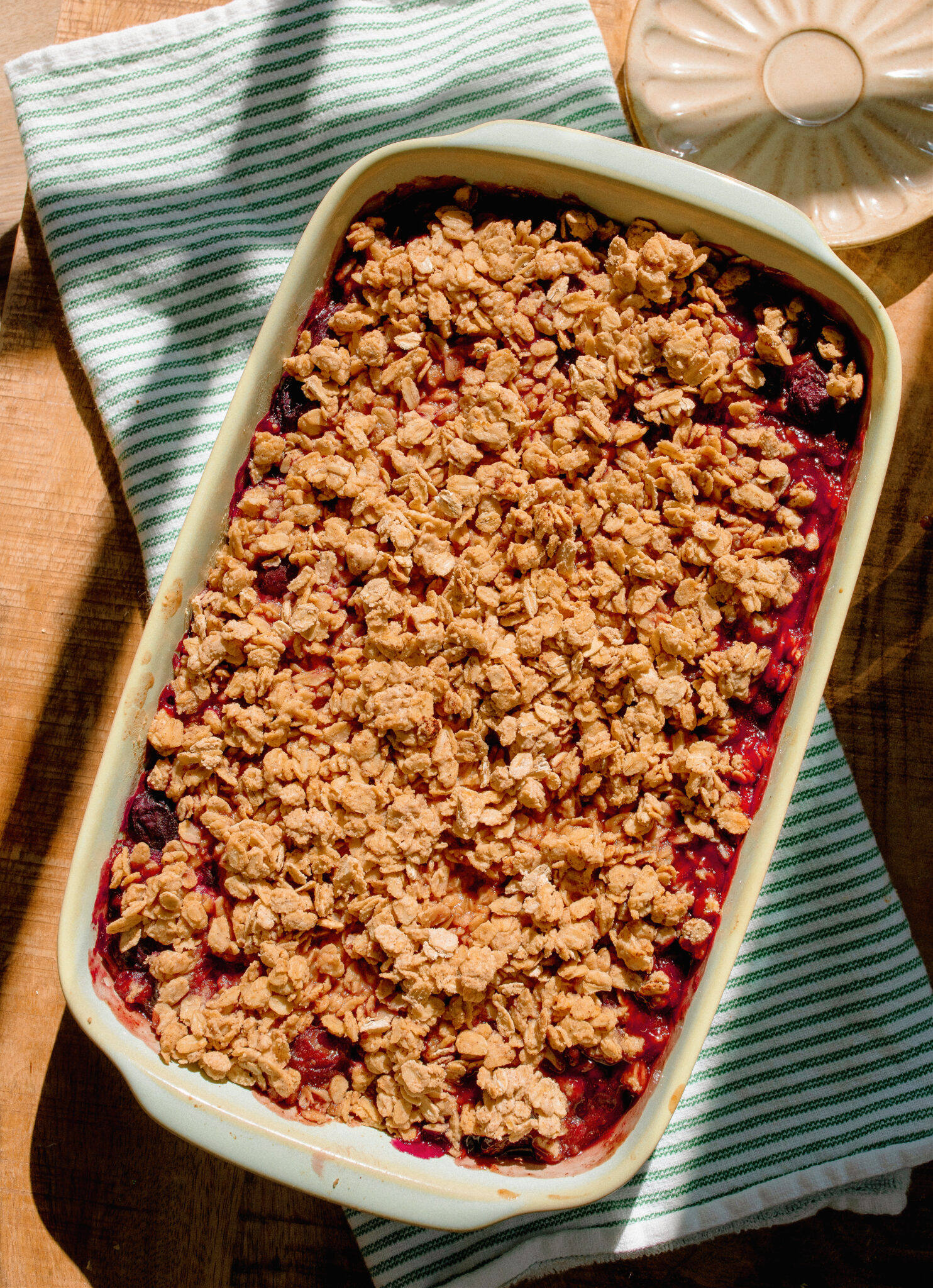 Healthy Cherry Crisp: Gluten & Dairy Free Recipe