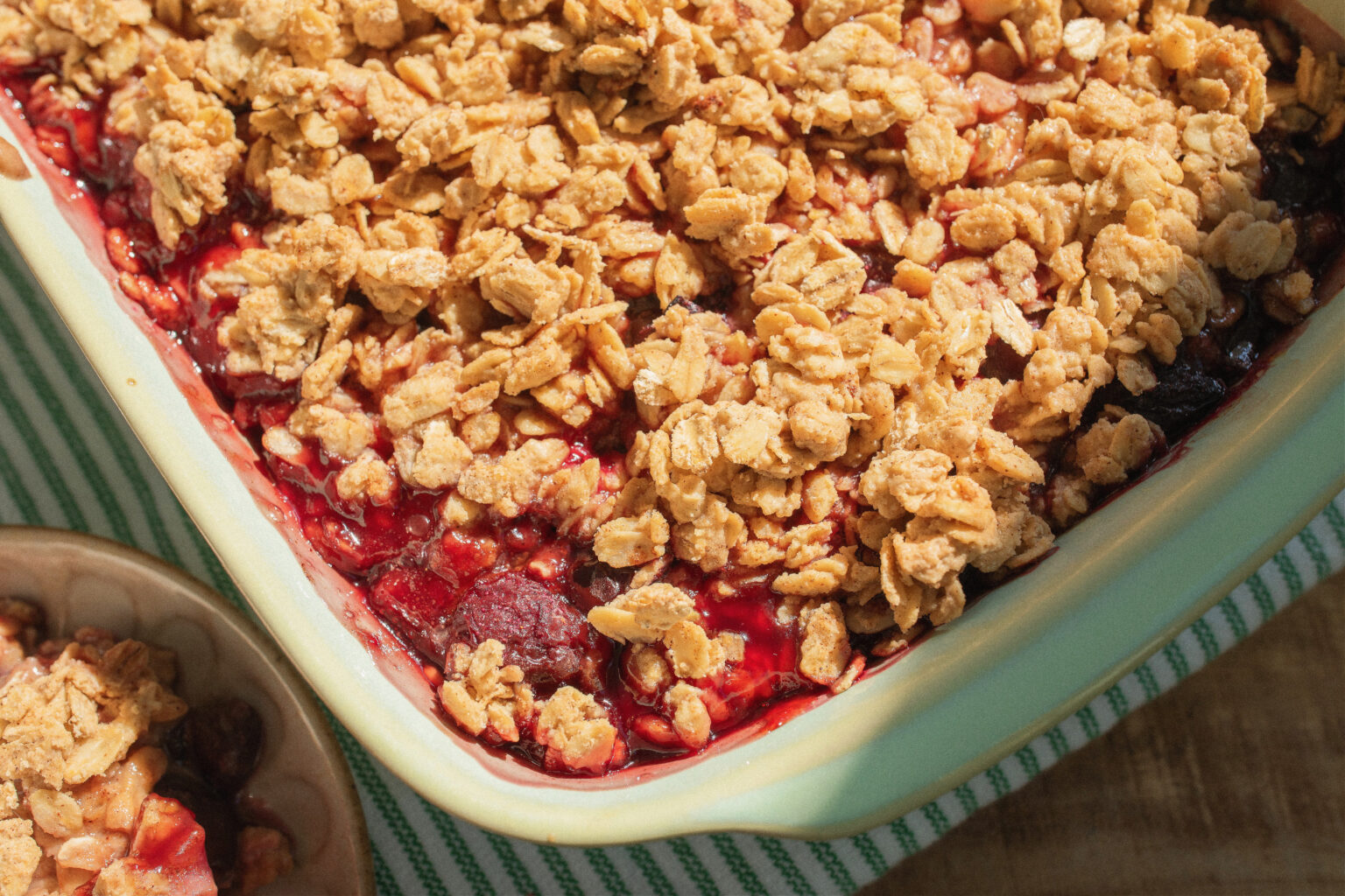 Healthy Cherry Crisp: Gluten & Dairy Free Recipe