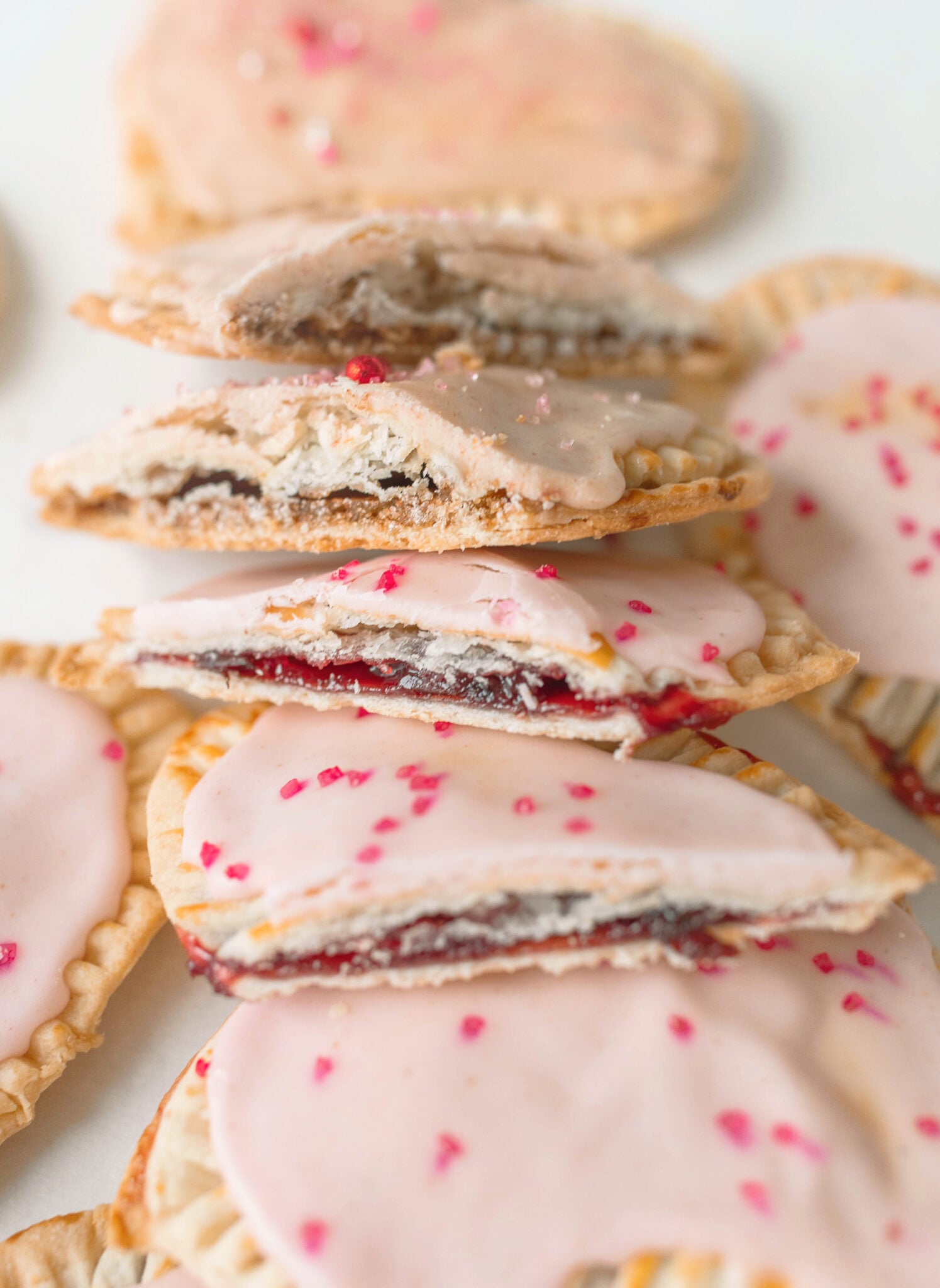 Homemade Heart Pop Tarts for Valentine's Day